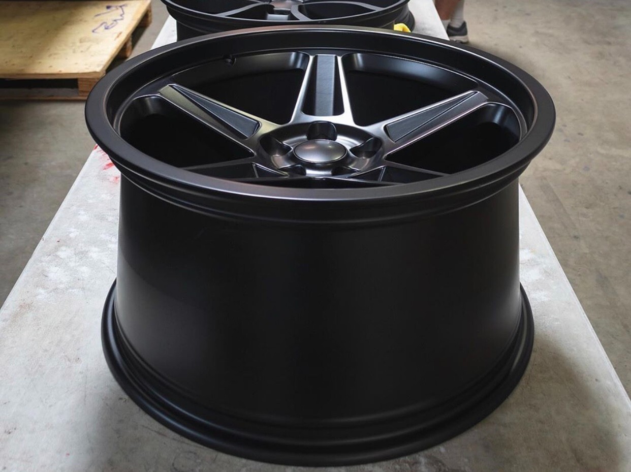Fits 20" 9.5" & 10.5" Demon Style Wheels Rims Satin Black Chrysler 300 ...