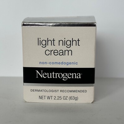 Neutrogena Light Night Cream Moisturizer - 2.25 Oz, In Box Discontinued ...
