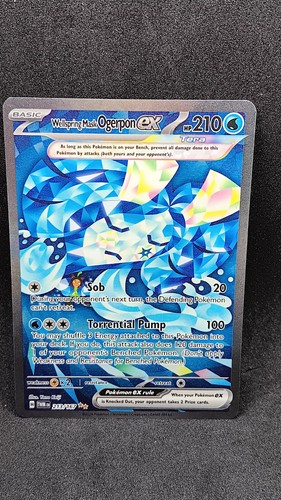 Wellspring Mask Ogerpon ex SAR 127/101 Mask of Change SV6 Pokemon Card ...
