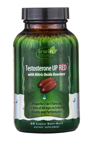 Irwin Naturals Testosterone UP RED with Nitric Oxide Boosters - 60 ...