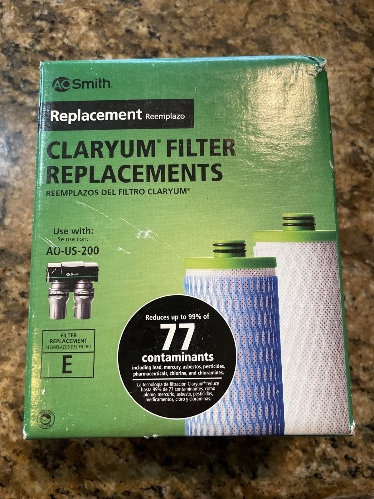 AO SMITH CLARYUM FILTER REPLACEMENT AO-US-200 WATER FILTER New 0216 ...