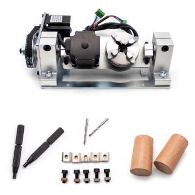 Engraving Machine CNC 5th Axis Rotary Axis with Chuck Table for DIY CNC ...