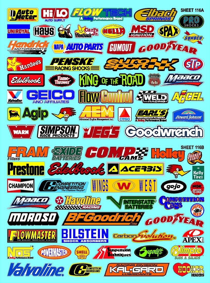 Edelbrock Tarantula Racing Decals Stickers 212 Inches Long 2pcs Car