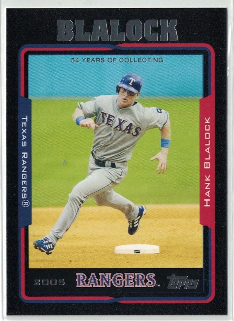 2005 Topps - Hank Blalock #20 Black /54 for sale online | eBay
