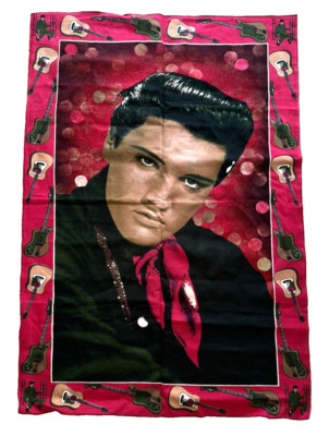Vintage Elvis Presley Wall Hanging Tapestry NOS 52X35 | eBay