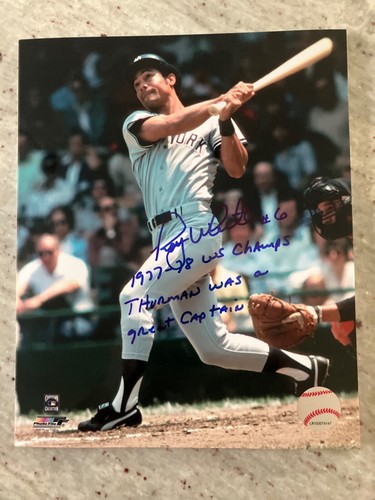 NY Yankees Roy White autographed 8 x 10 phot0 “ 77-78 WSC” | eBay