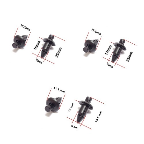 Fairing Push Rivet Plastic Screws Fit For HONDA Motorcycle Universal | eBay