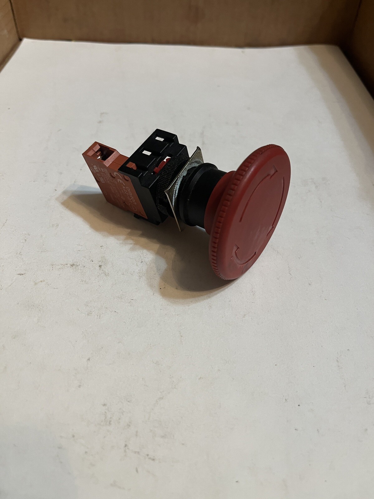 Omron A22-01 Switch Block Red Mushroom Push Twist Emergency Safety ...