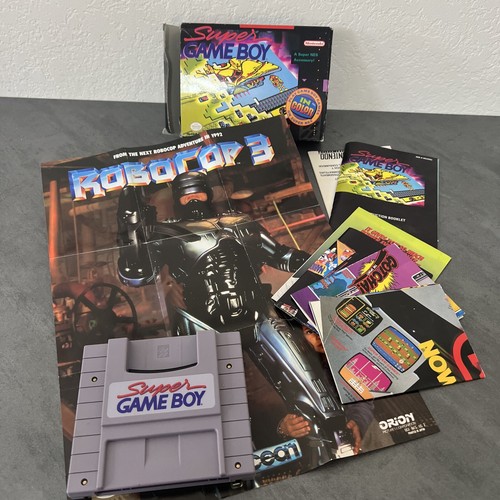 1994 Super Gameboy SNES SUPER NINTENDO Game Boy Conversion CIB With 4 ...
