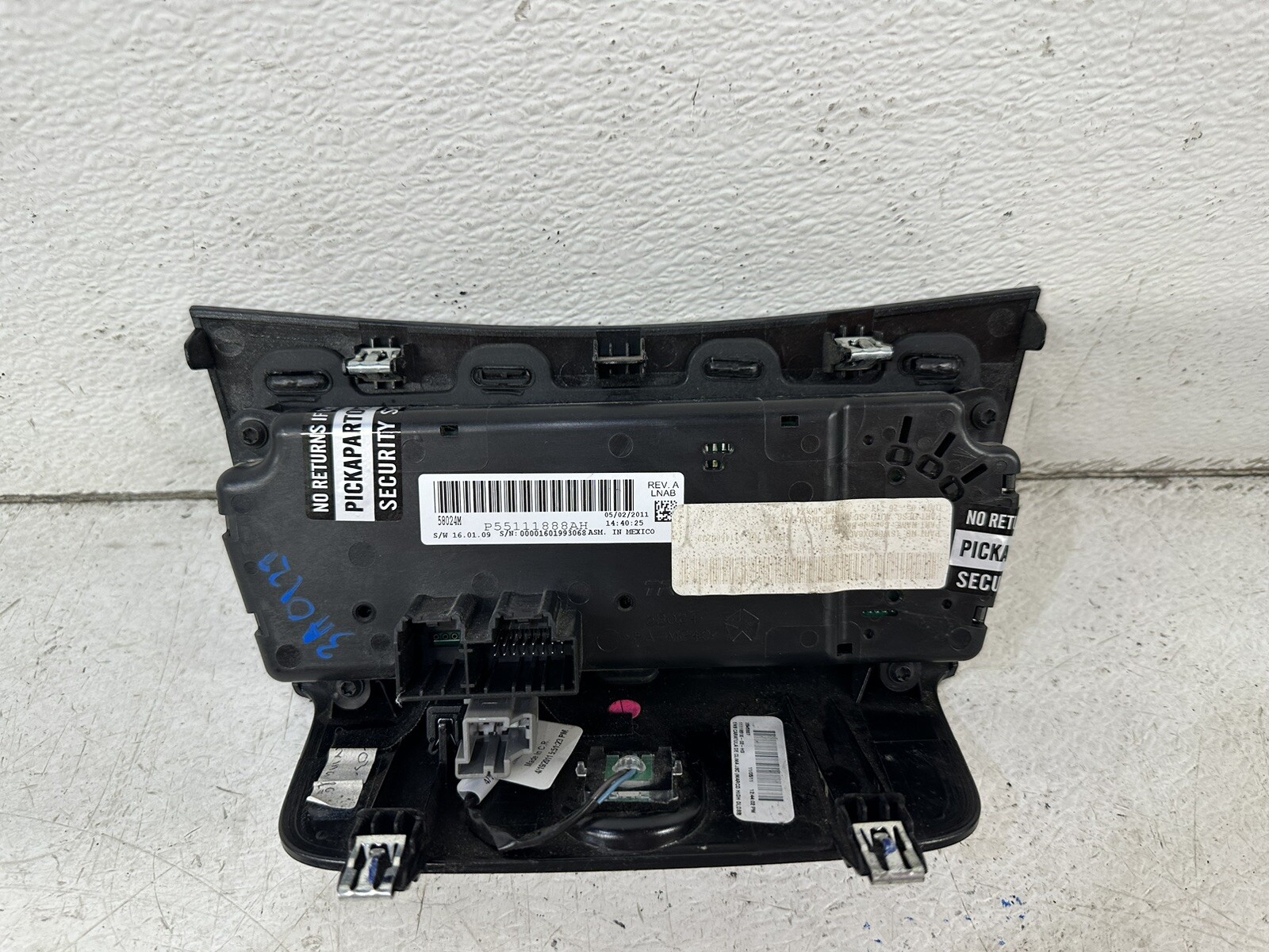 2008-2014 Dodge Avenger AUTO climate A/C HVAC heat temp panel control ...