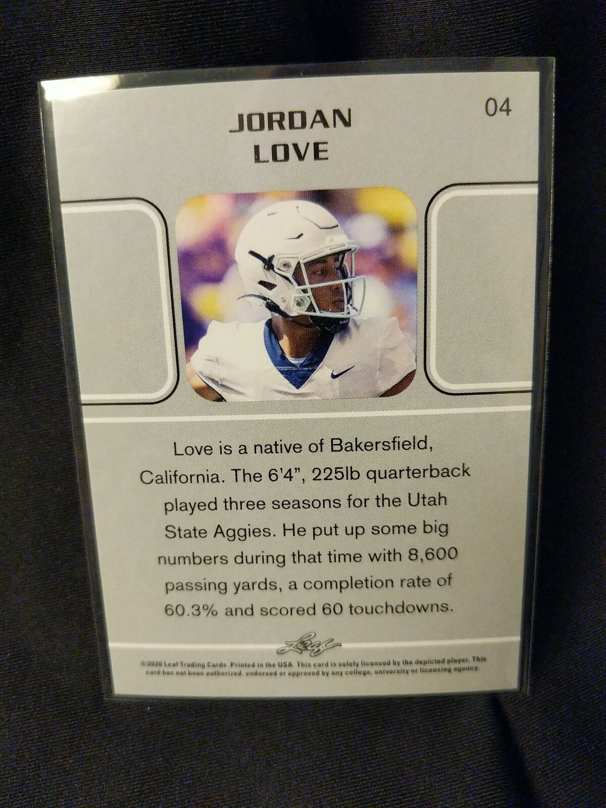 2020 Leaf 1990 Retro Jordan Love Rookie Card #4 | eBay