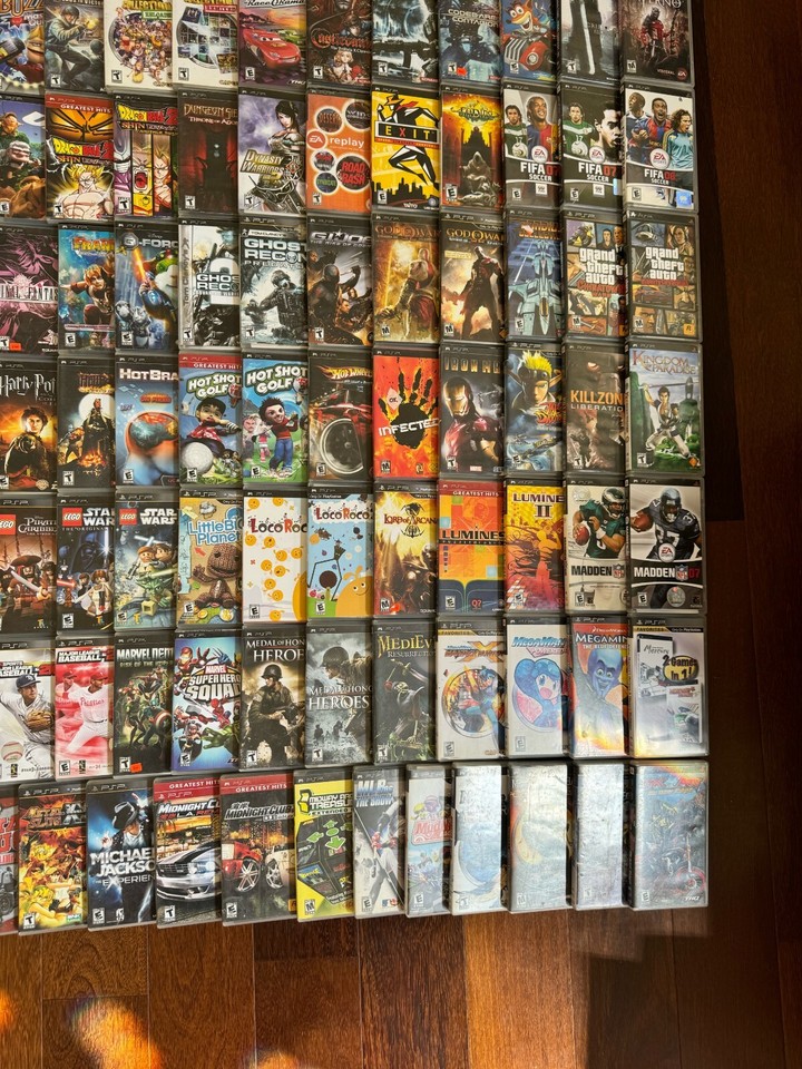 Sony PSP Authentic 500+ Video Games Collection *Pick and Choose Your ...