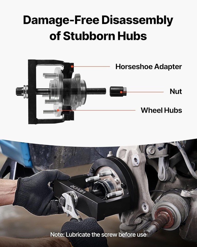 Master Wheel Hub & Bearing Remover & Installer Kit,Fits Most Front ...