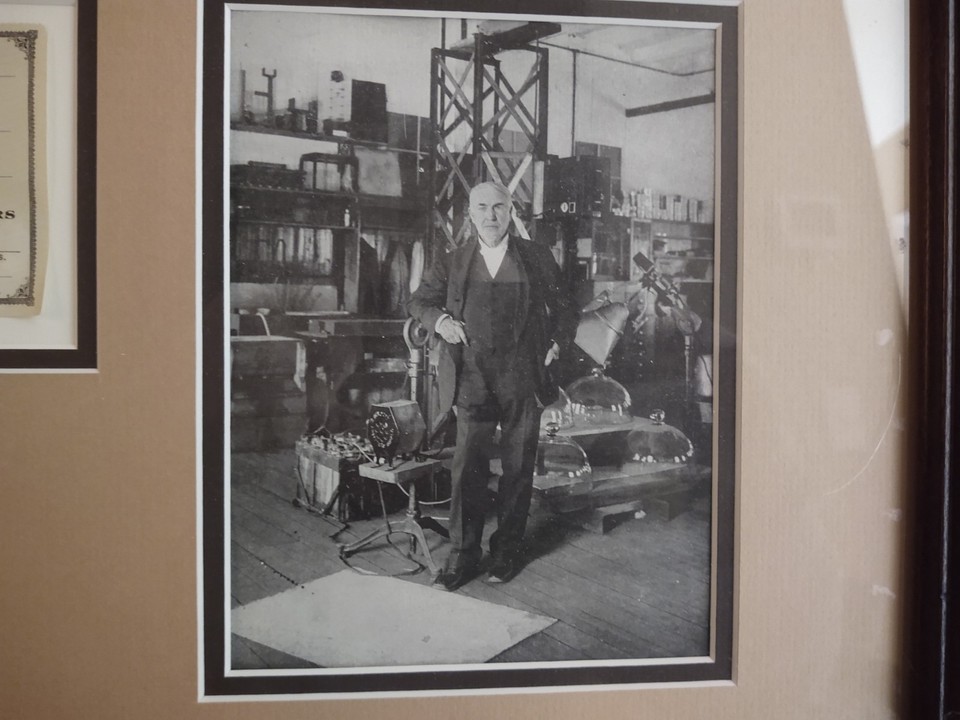 THOMAS EDISON ORIGINAL HAND SIGNATURE SIGNED AUTOGRAPH | eBay