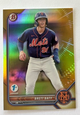 2022 Bowman 1st Edition Gold Foil /50 Brett Batty #BPPF-5 | eBay