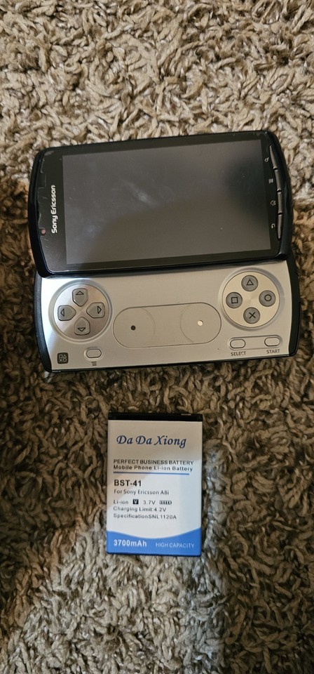 Sony Ericsson Xperia PLAY - Blue (AT&T) With NIB Dock And Extended ...