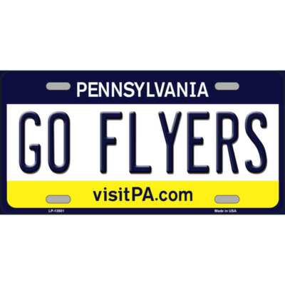 Go Flyers Novelty Metal License Plate Tag Tag LP-13501 | eBay