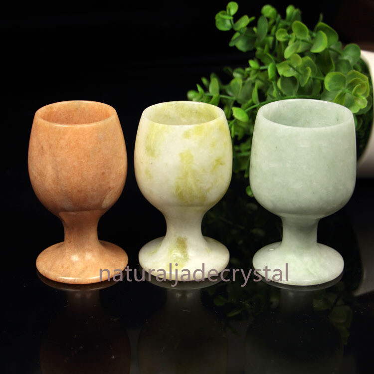2pcs natural jade jade handmade cup goblet wineglass wine cup teacup | eBay