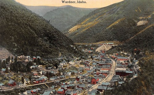 WARDNER, SHOSHONE COUNTY, ID ~ TOWN & SURROUNDING LANDSCAPE OVERVIEW c ...