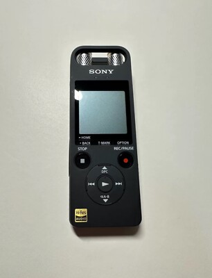 Sony ICD-SX2000 Stereo IC Recorder 16GB High Linear PCM Black (Preowned ...