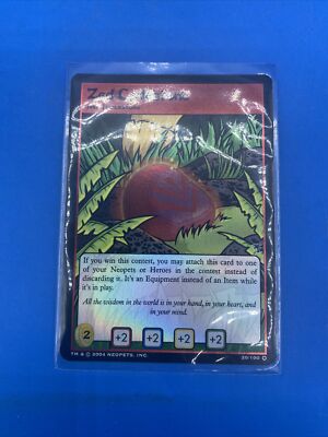 2004 Neopets TCG Zed Codestone 20/100 Mystery Island Item Holo Foil | eBay