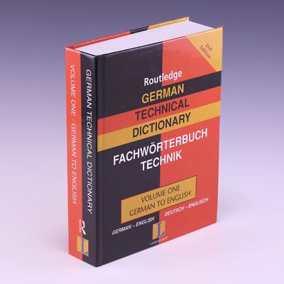 German Technical Dictionary (Volume 1) 2nd Ed by Robert Dimand; VG | eBay