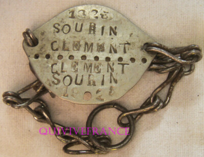 PID295 - Plate Identity Dog Tag - Class 1925 Barl The Duke - WW2 | eBay