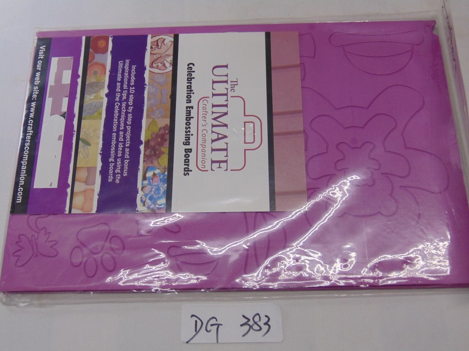 New The Ultimate Crafter's Companion Celebration Embossing Boards ...