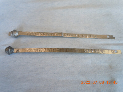 1970 and 1973 Wisconsin Deer Tags Hunting License | eBay