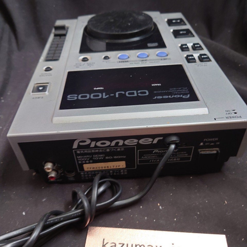 Pioneer DJ CDJ-100S Professional CD Player silver Compact Disc Player ...