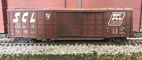 HO Walthers Seaboard Coast Line SCL Waffle Side Box Car | eBay