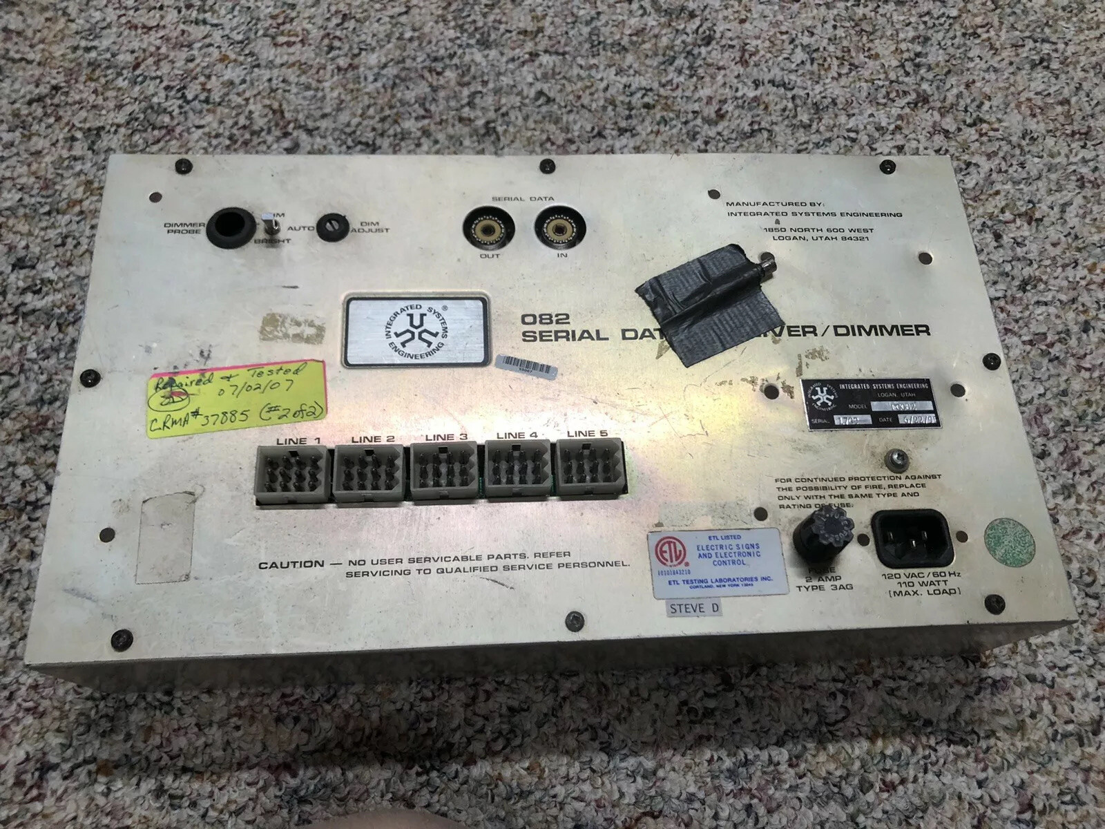 ISE Trans-Lux 082 Serial Receiver / Dimmer | eBay