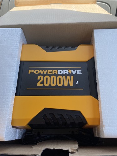 PowerDrive PD2000 2000 Watt Power Inverter with Bluetooth Yellow | eBay
