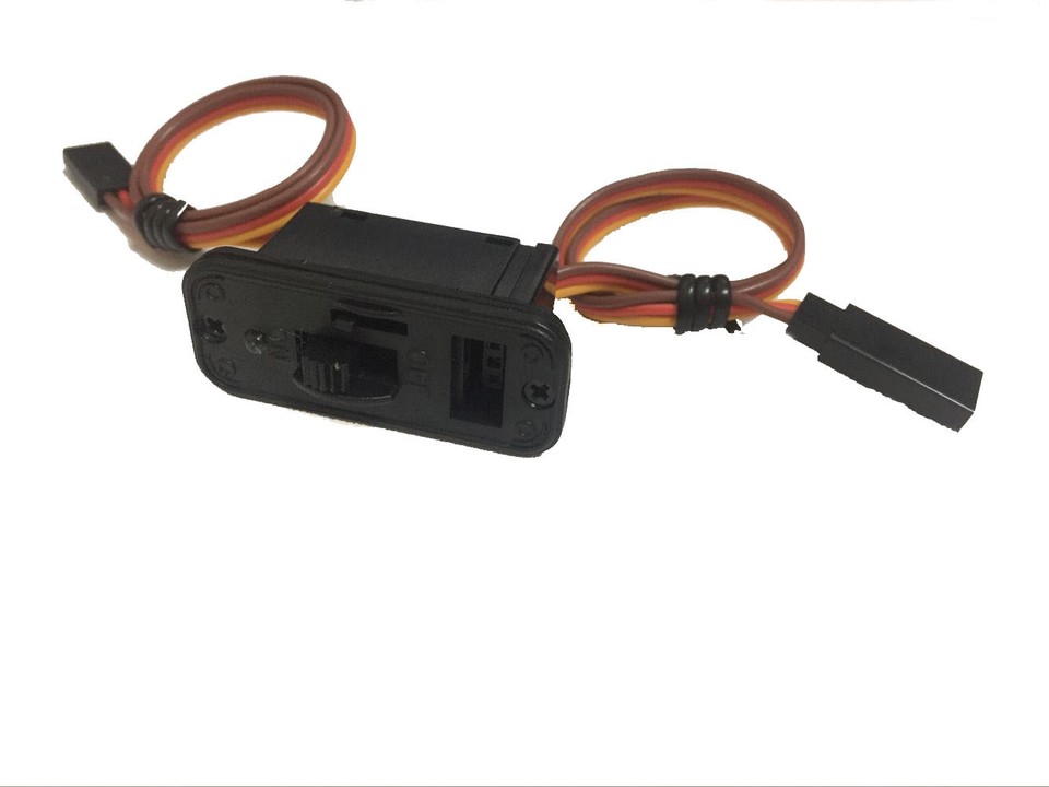 RC Plane Heavy Duty RC Switch On Off with LED 3 Pin switch Fit for JR ...