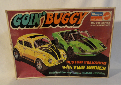 LOOK! 1971 MONOGRAM "GOING BUGGY" 1/16 CUSTOM VOLKSWAGEN VW BUG DOUBLE ...