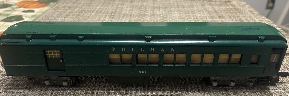 American Flyer 653 Green Painted Combination Pullman Car #2 | eBay
