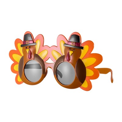 Tinksky Creative Turkey Man Glasses Thanksgiving Eyeglasses Cartoon ...