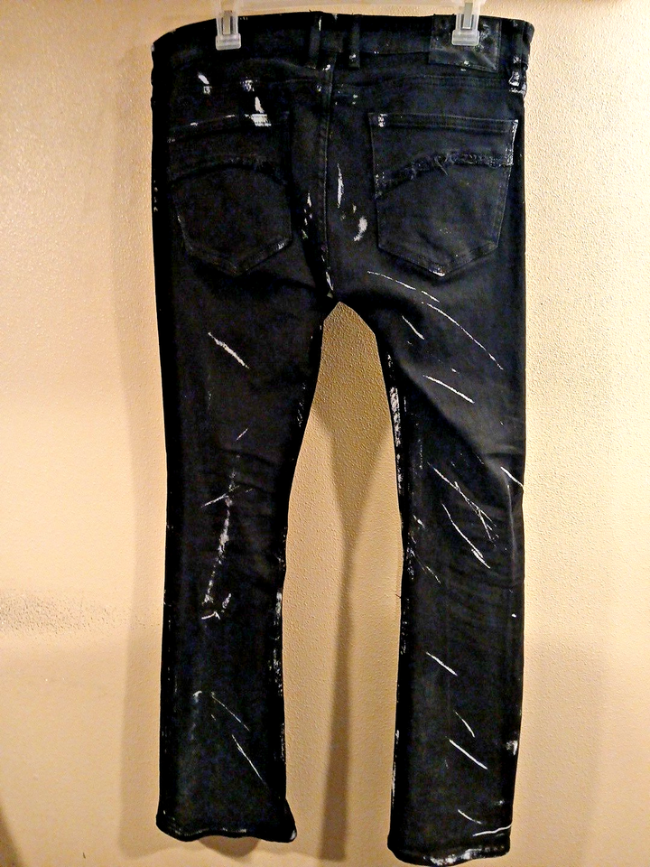 Wornstar Hellraiser Rock & Roll Stage Wear Custom Black Stretch Denim ...