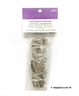 "White Sage Smudge Stick" 'Small' 16gm 10cm California USA Grown | eBay ...