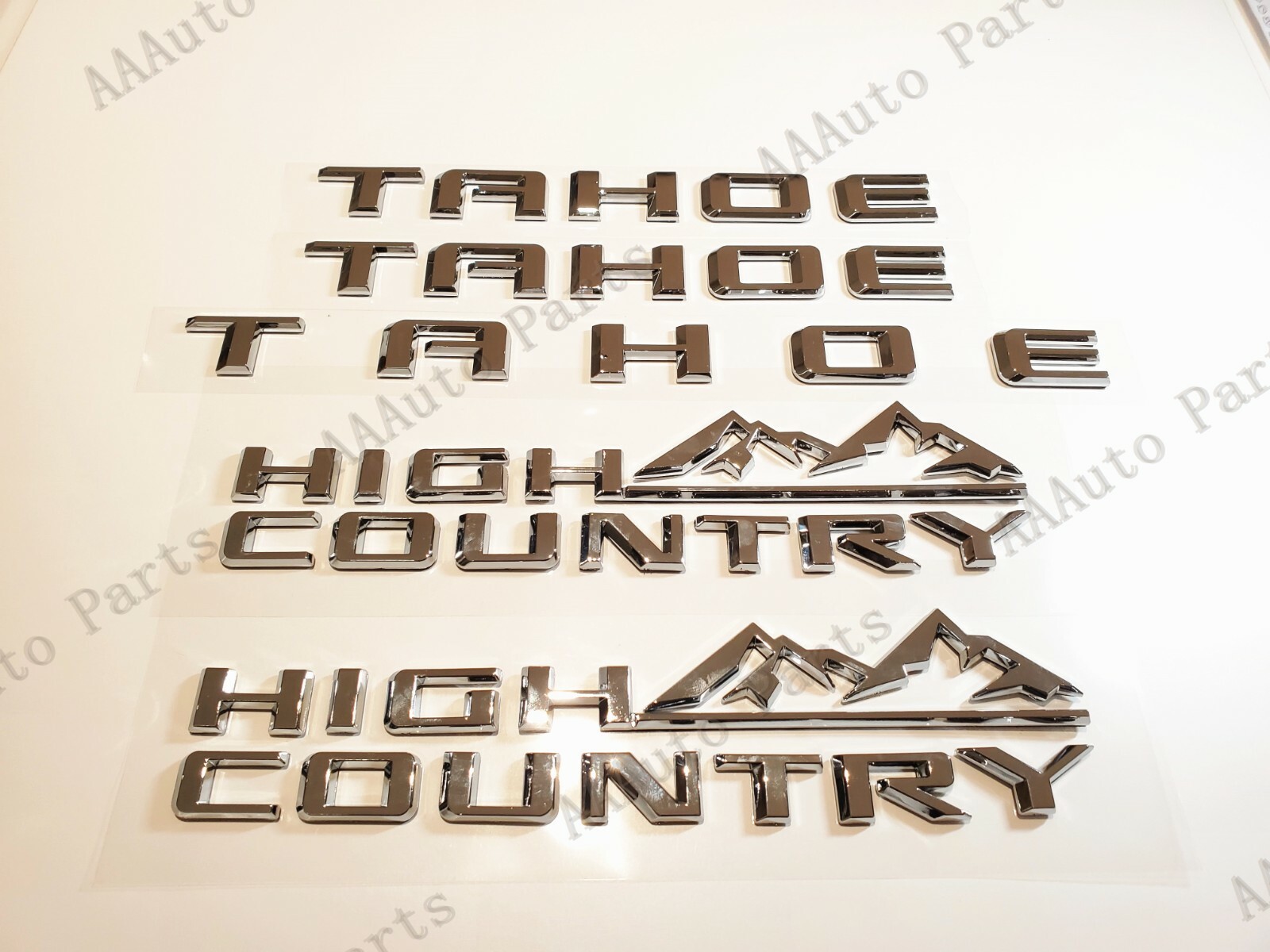 5PCS 2021+ Chevrolet Tahoe Chrome Door Rear Tahoe Fender High Country ...