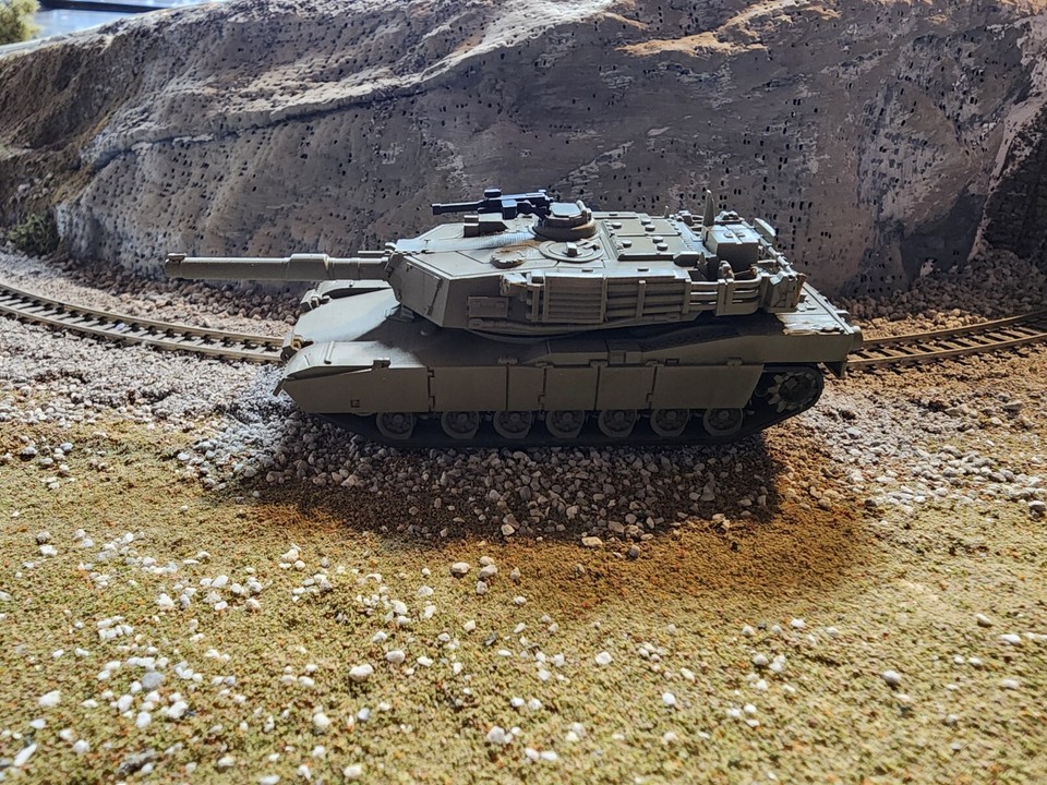 HO Scale 1:87 M1 Abrams 3D Printed and Hand Painted- US Army OD Green ...