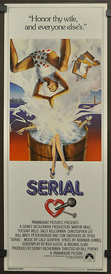 SERIAL 1980 ORIGINAL 14X36 NEAR MINT MOVIE POSTER TUESDAY WELD MARTIN ...
