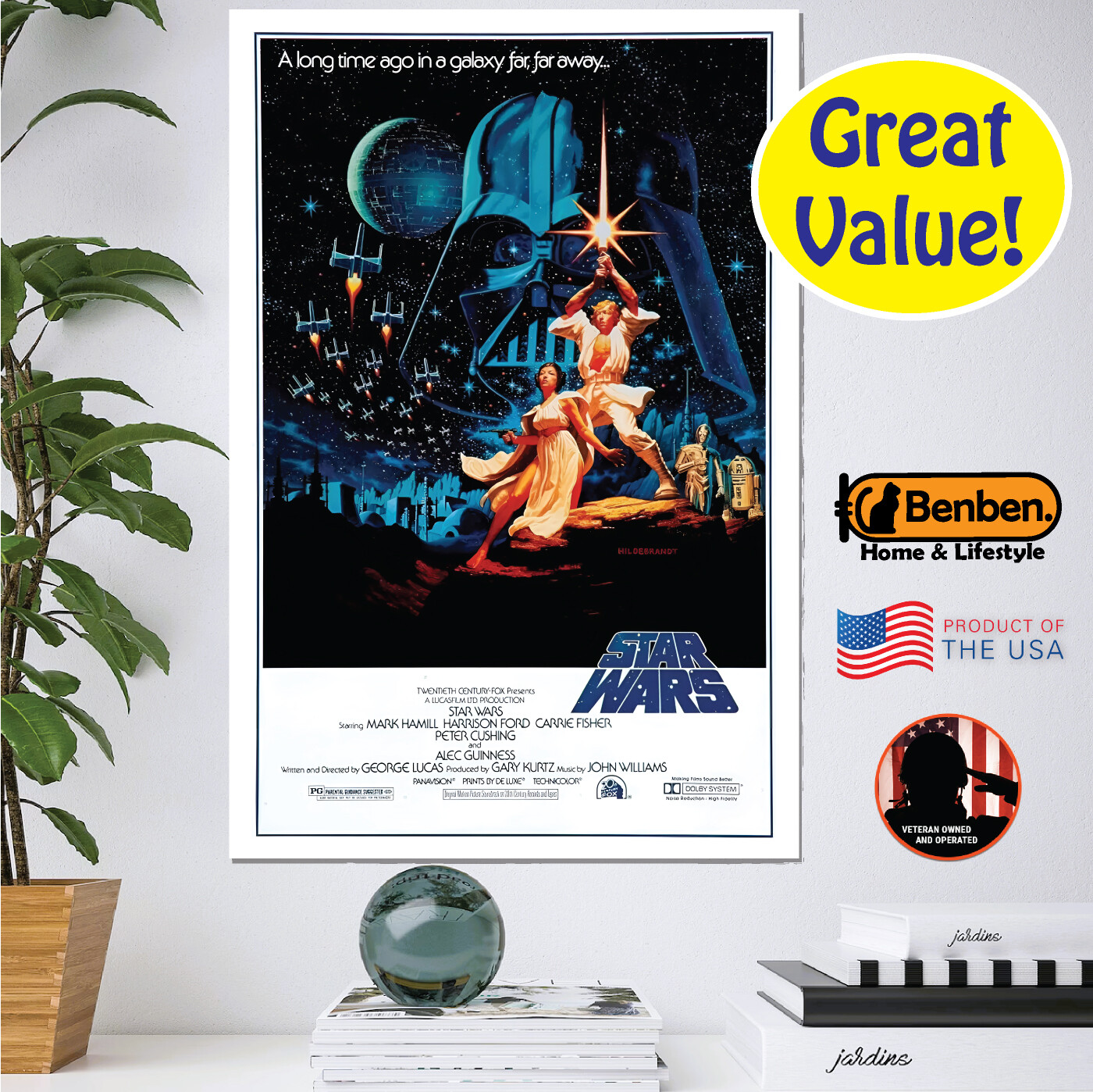 POSTER Star Wars New Hope Style 1 MULTIPLE FORMATS PAPER or CANVAS | eBay