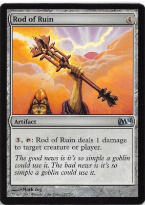 Rod of Ruin *PLAYSET* Magic MtG x4 M14 SP | eBay