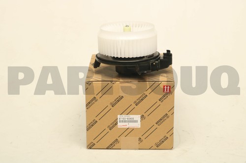 8710360400 Genuine Toyota MOTOR SUB-ASSY, BLOWER W/FAN 87103-60400 | eBay