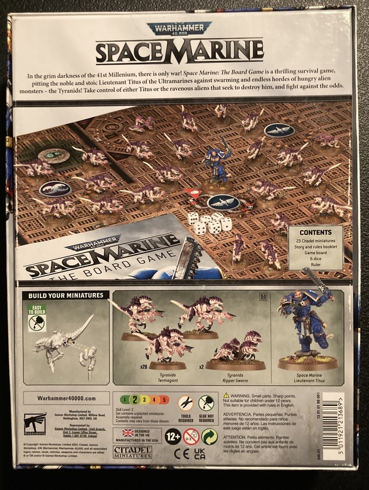 WARHAMMER 40k Space Marine the Board Game NO LT TITUS | eBay