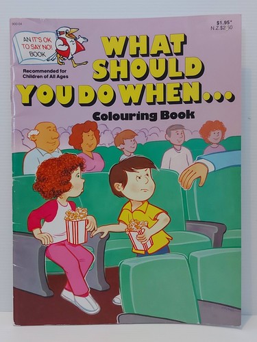 What Should You Do When Colouring Book It's OK To Say No Vintage ...