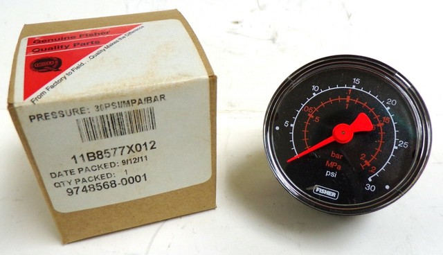 Fisher Pressure Gauge 11B8577X012 0-30 PSI for sale online | eBay