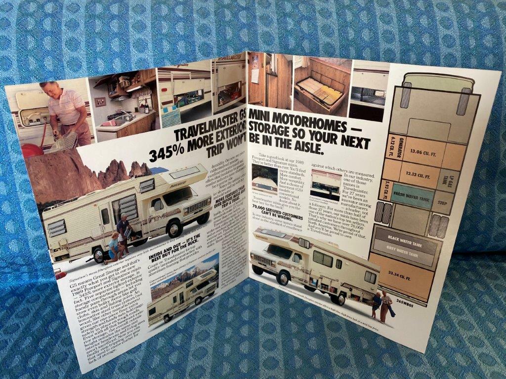 1989 Travelmaster Freeport & Signature Mini-Motorhomes Original Sales ...