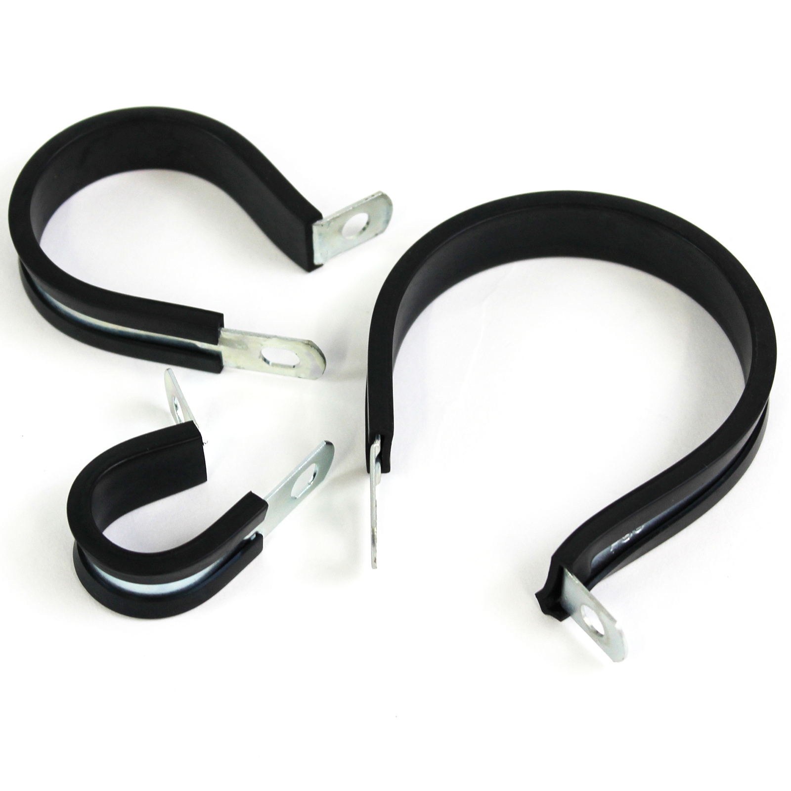 Rubber Lined P Clips Clamp Hose Pipe Cable Mounting Clip Stainless ...